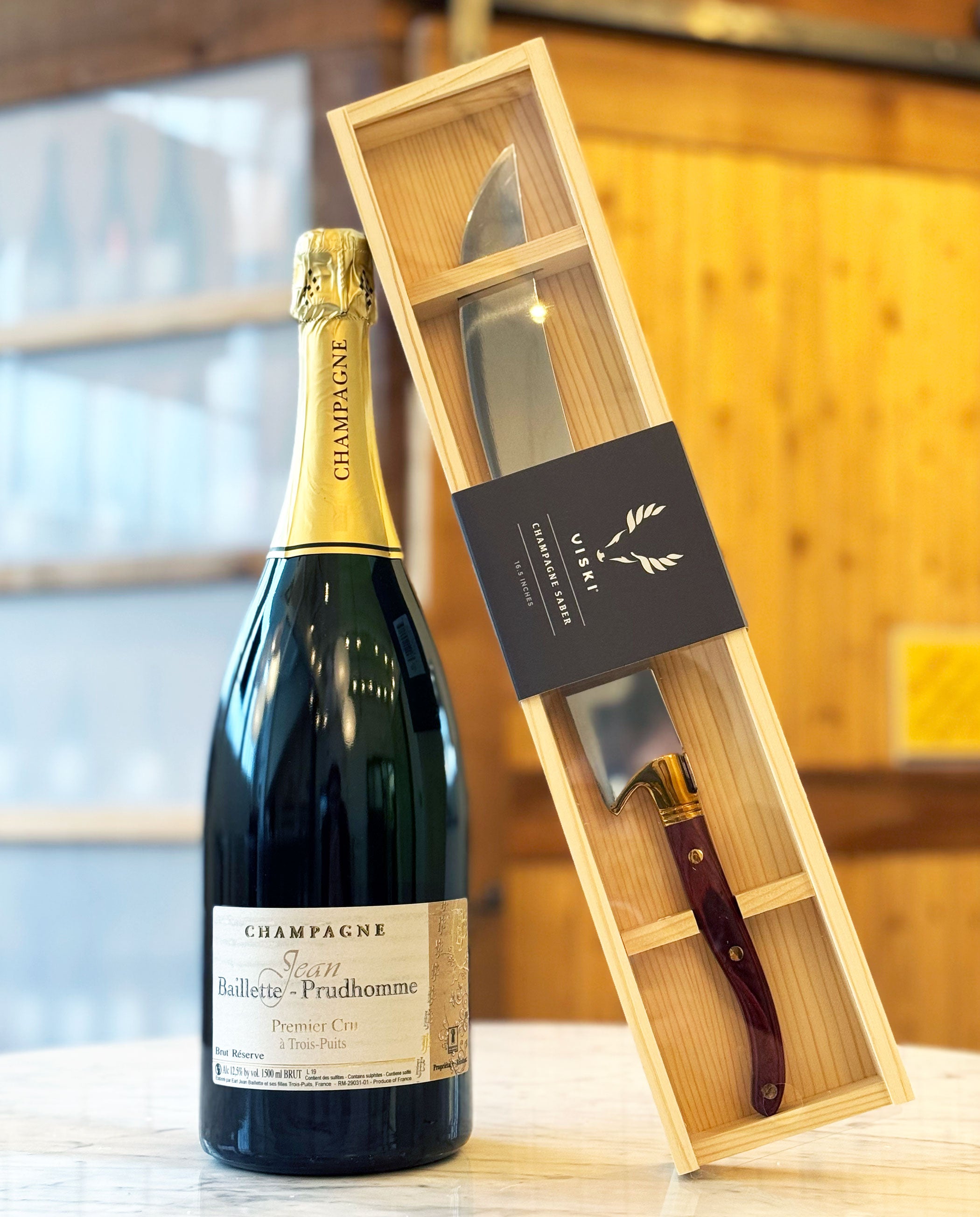 Saber & Savor Champagne Magnum Gift Box – fatcork